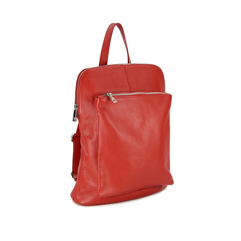 BELLI "Backpack Seattle" Leder Rucksack rot - Belli Shop - Ihr Ledert