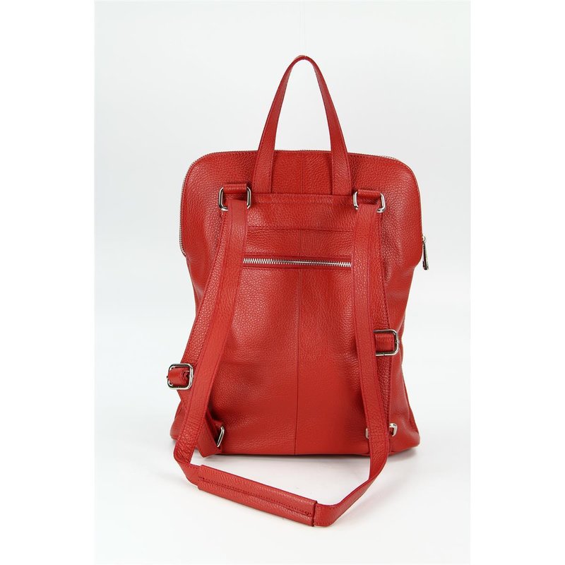 BELLI "Backpack Seattle" Leder Rucksack rot - Belli Shop - Ihr Ledert