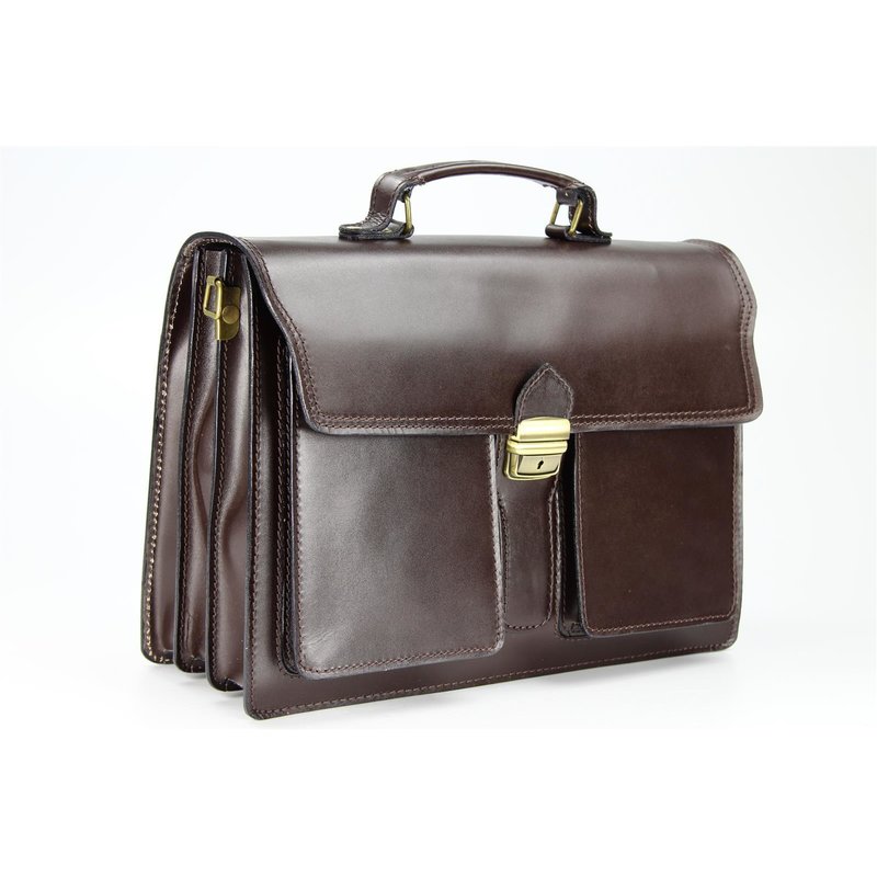 BELLI "Design Bag B" Leder Businesstasche unisex braun - Belli Shop