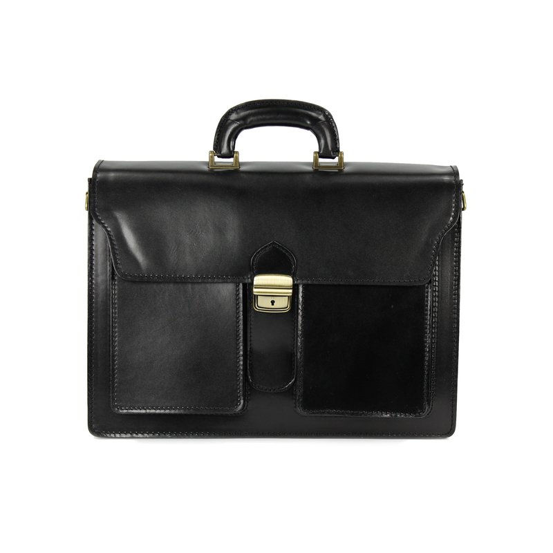 BELLI "Design Bag B" Leder Businesstasche unisex schwarz - Belli Shop